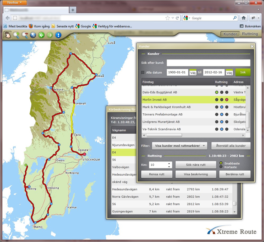 Xtreme Route - .NET library for routing